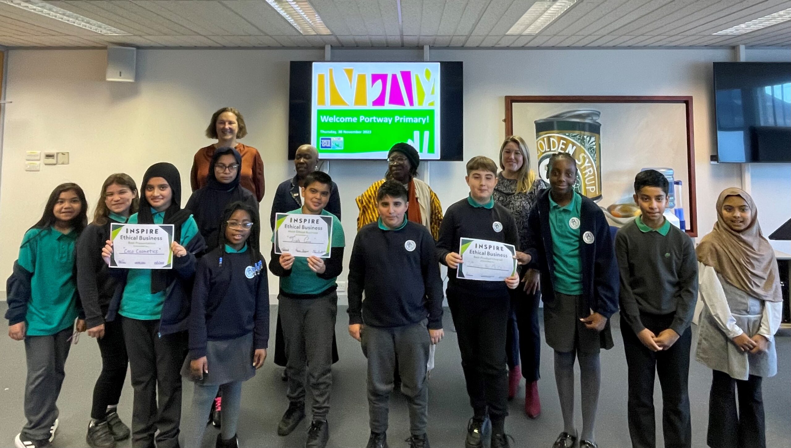 Portway Primary visits Thames Refinery - Tate & Lyle Sugars ...